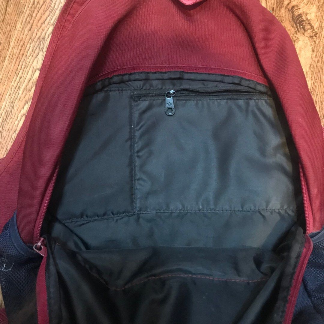 Adidas Maroon Backpack, Men's Fashion, Bags, Backpacks on Carousell