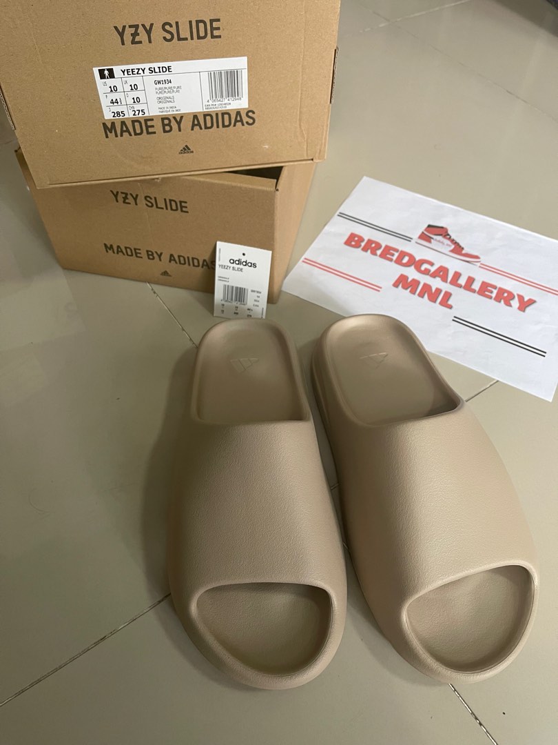 Adidas Yeezy Slides Pure, Men's Fashion, Footwear, Slippers & Slides on ...