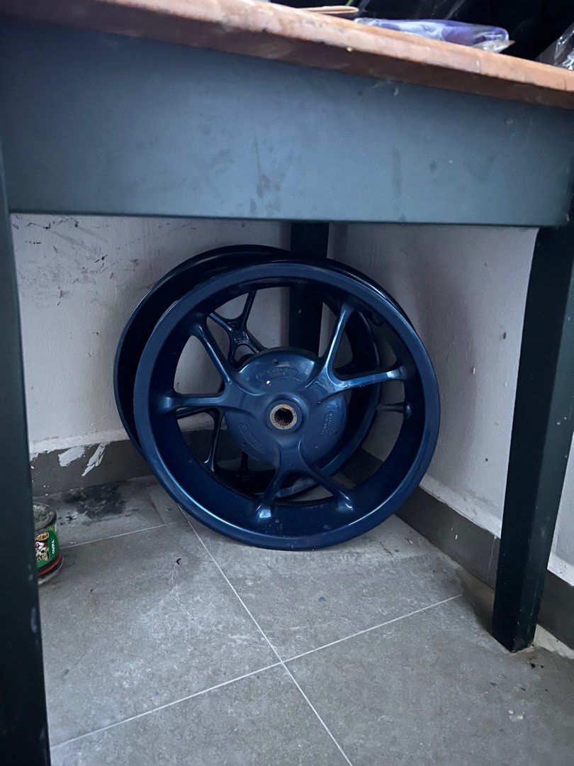 aerox rim, Motorcycles, Motorcycle Accessories on Carousell