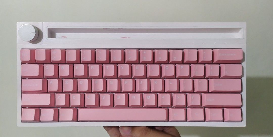 Ajazz K620T V2 Pink Wireless Mechanical Keyboard, Computers & Tech ...