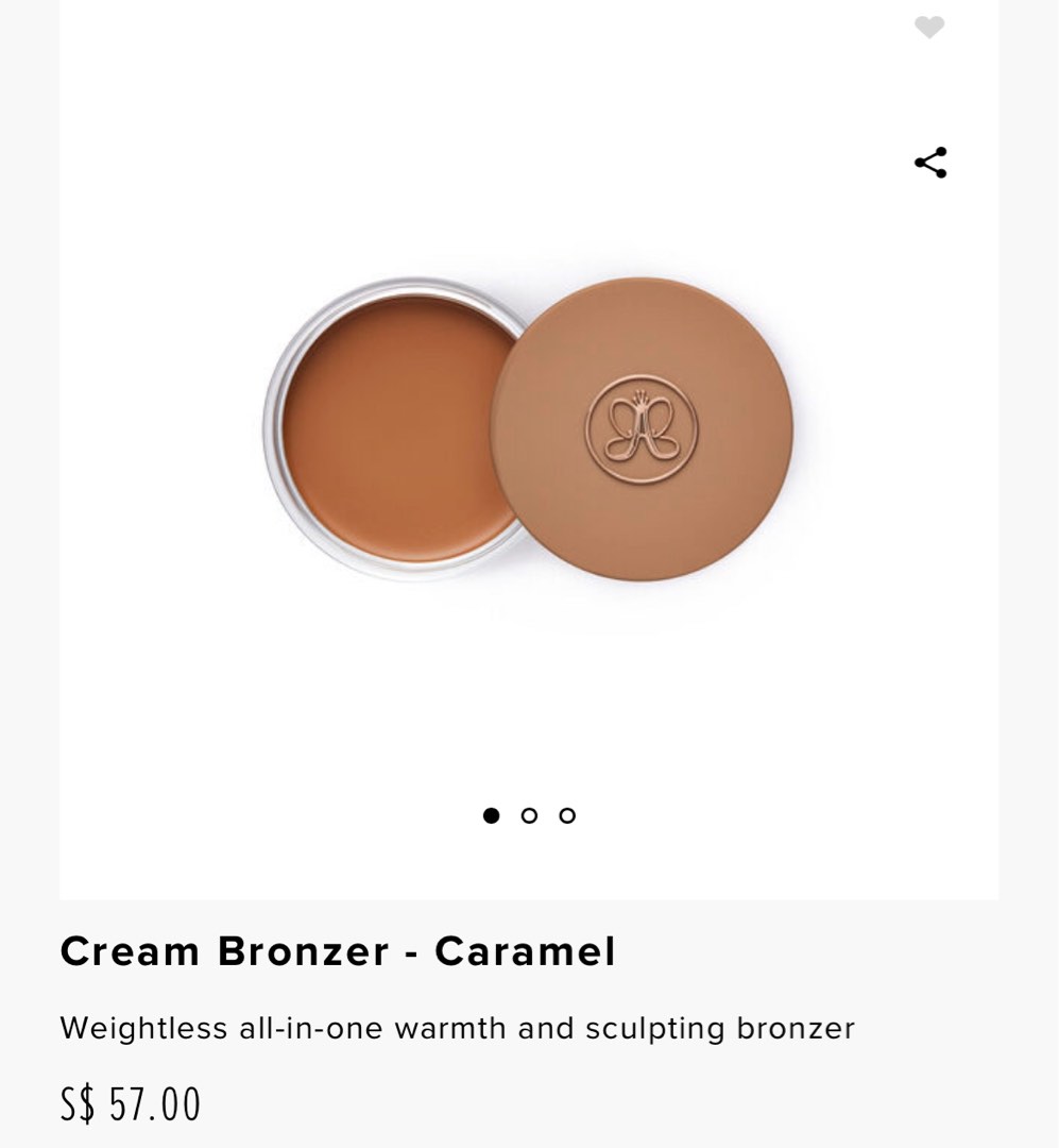 Anastasia Cream Bronzer in Caramel, Beauty & Personal Care, Face, Makeup on Carousell