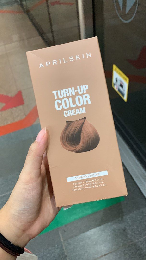 APRIL SKIN CINNAMON BUTTER turn up colour hair dye, Beauty & Personal ...