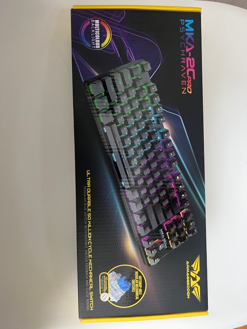 Armageddon Mechanical Gaming Keyboard 87 Keys, Computers & Tech, Parts ...