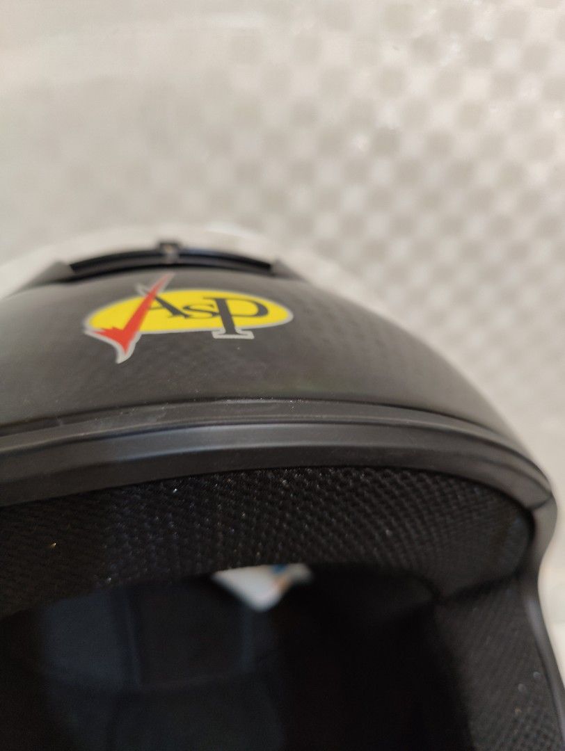 ASP Motorcycle Helmet, Motorcycles, Motorcycle Apparel on Carousell