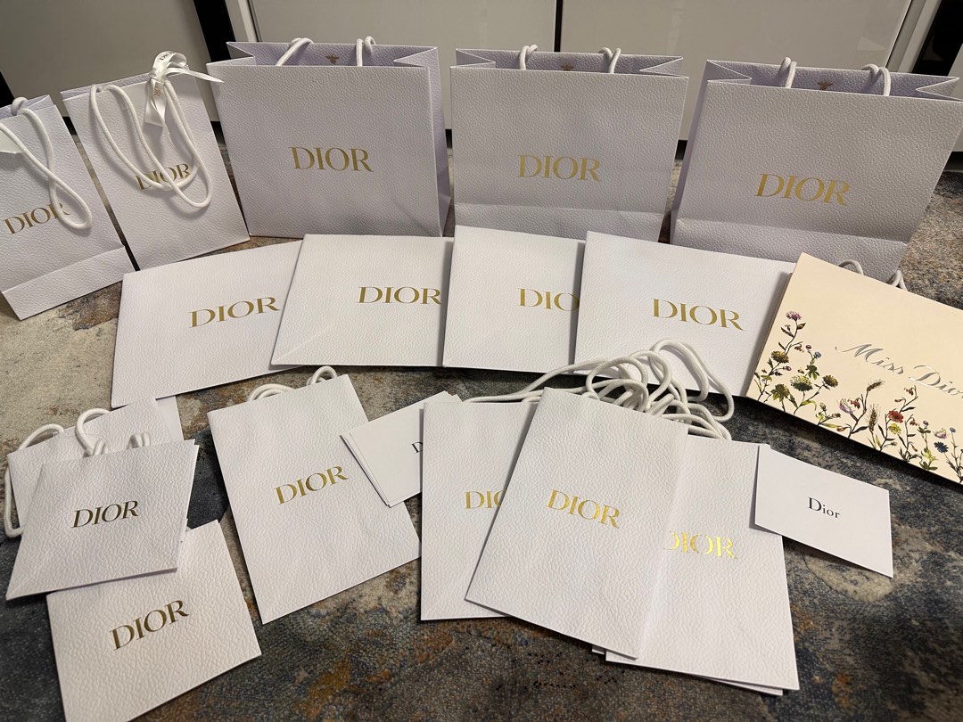 Authentic dior paper bag, Luxury, Bags & Wallets on Carousell