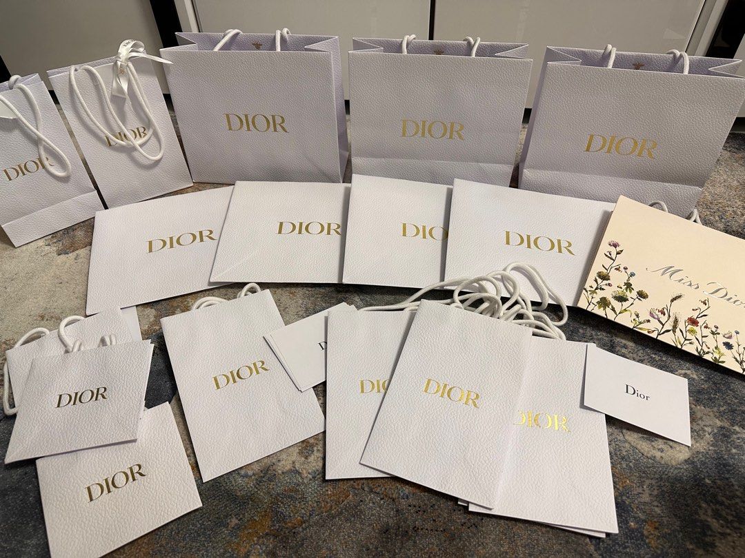 Authentic dior paper bag, Luxury, Bags & Wallets on Carousell