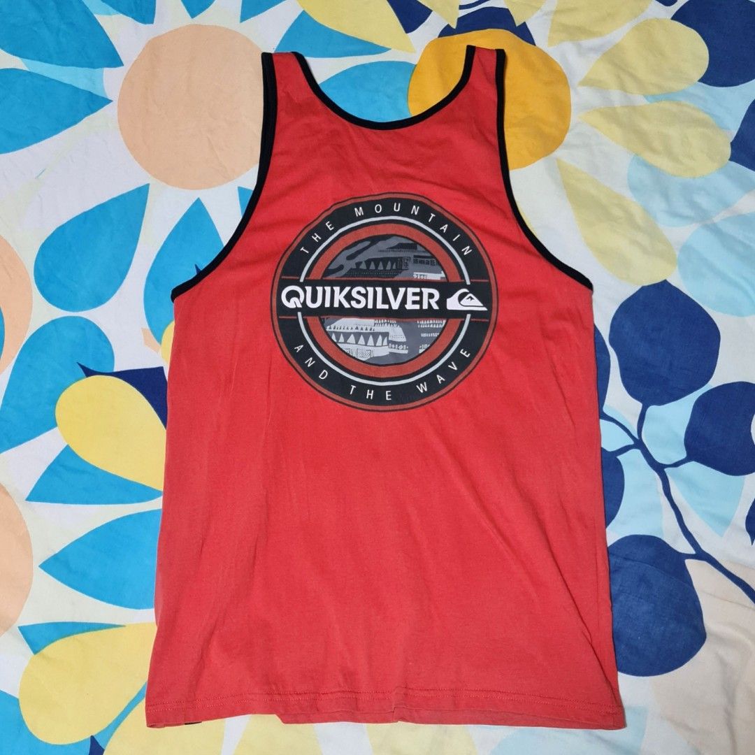 Authentic Quicksilver Singlet, Men's Fashion, Tops & Sets, Tshirts ...