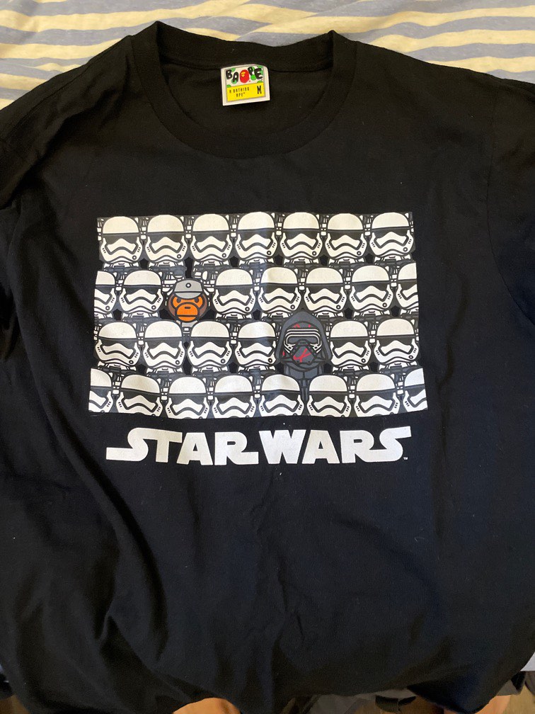 Bape x Star Wars, Men's Fashion, Tops & Sets, Tshirts & Polo Shirts on ...