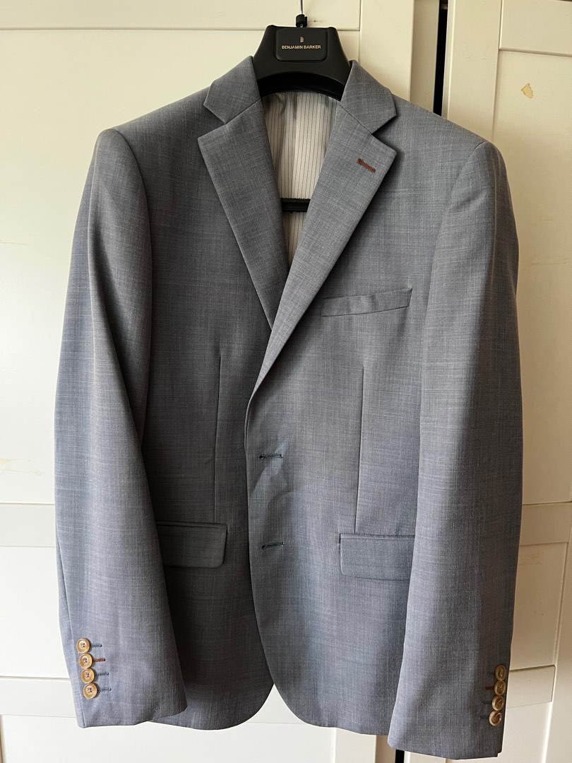Benjamin Barker Grey Suit (Jacket and Pants), Men's Fashion, Coats, Jackets and Outerwear on ...