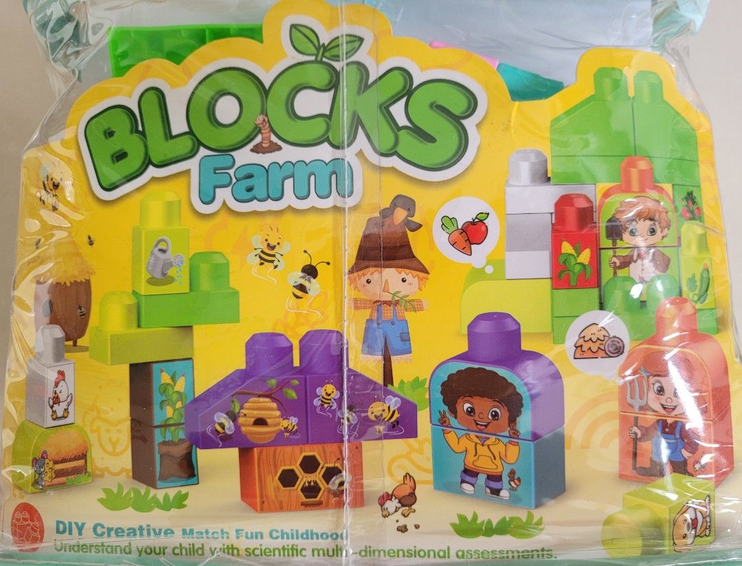 Blocks Farm (Happy Farm), Babies & Kids, Infant Playtime on Carousell