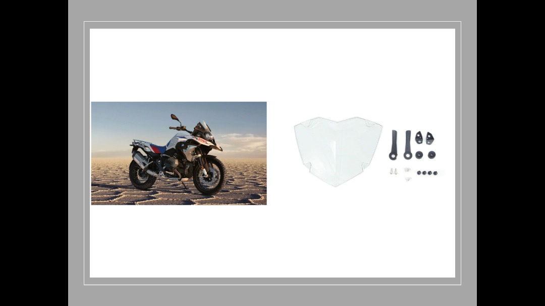 BMW R1200GS R1250GS GSA Headlight Shield Cover, Motorcycles, Motorcycle ...
