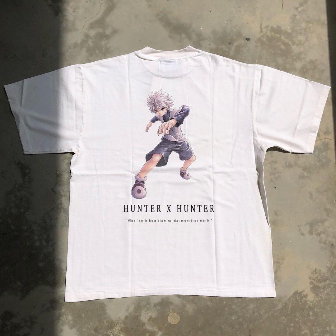 Boot Design Anime Tee Killua Lightning Hunter X Hunter, Men's Fashion ...