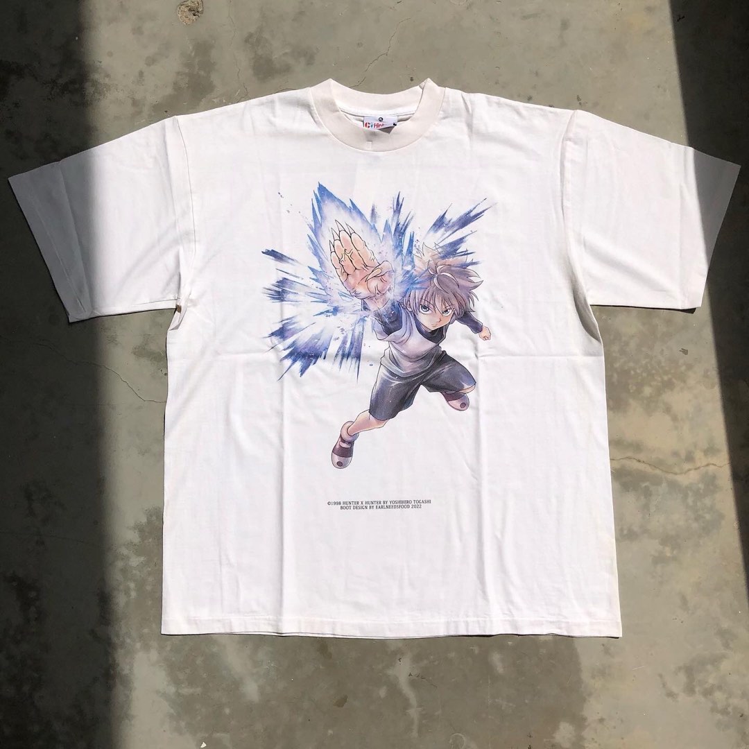 Boot Design Anime Tee Killua Nen Hunter X Hunter, Men's Fashion, Tops ...