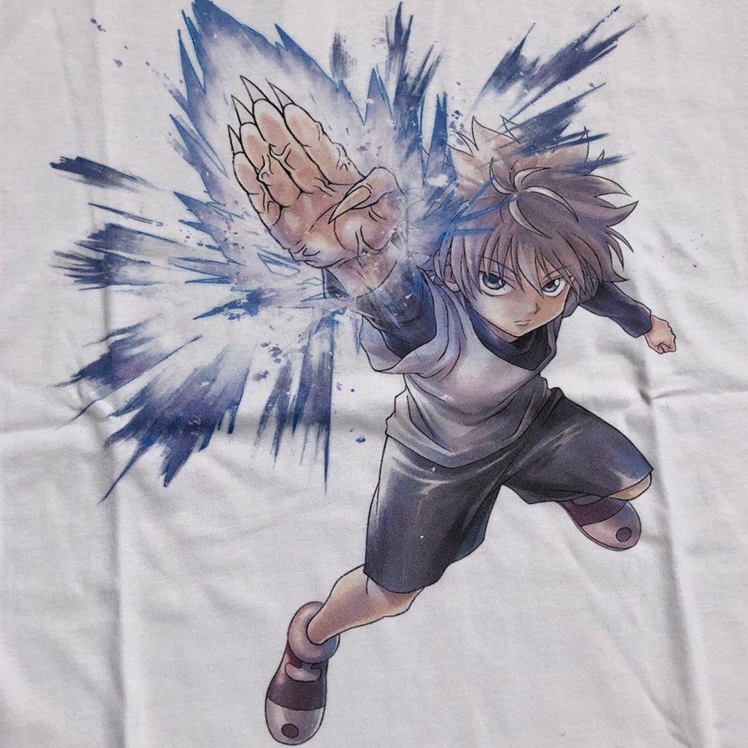 Boot Design Anime Tee Killua Nen Hunter X Hunter, Men's Fashion, Tops ...