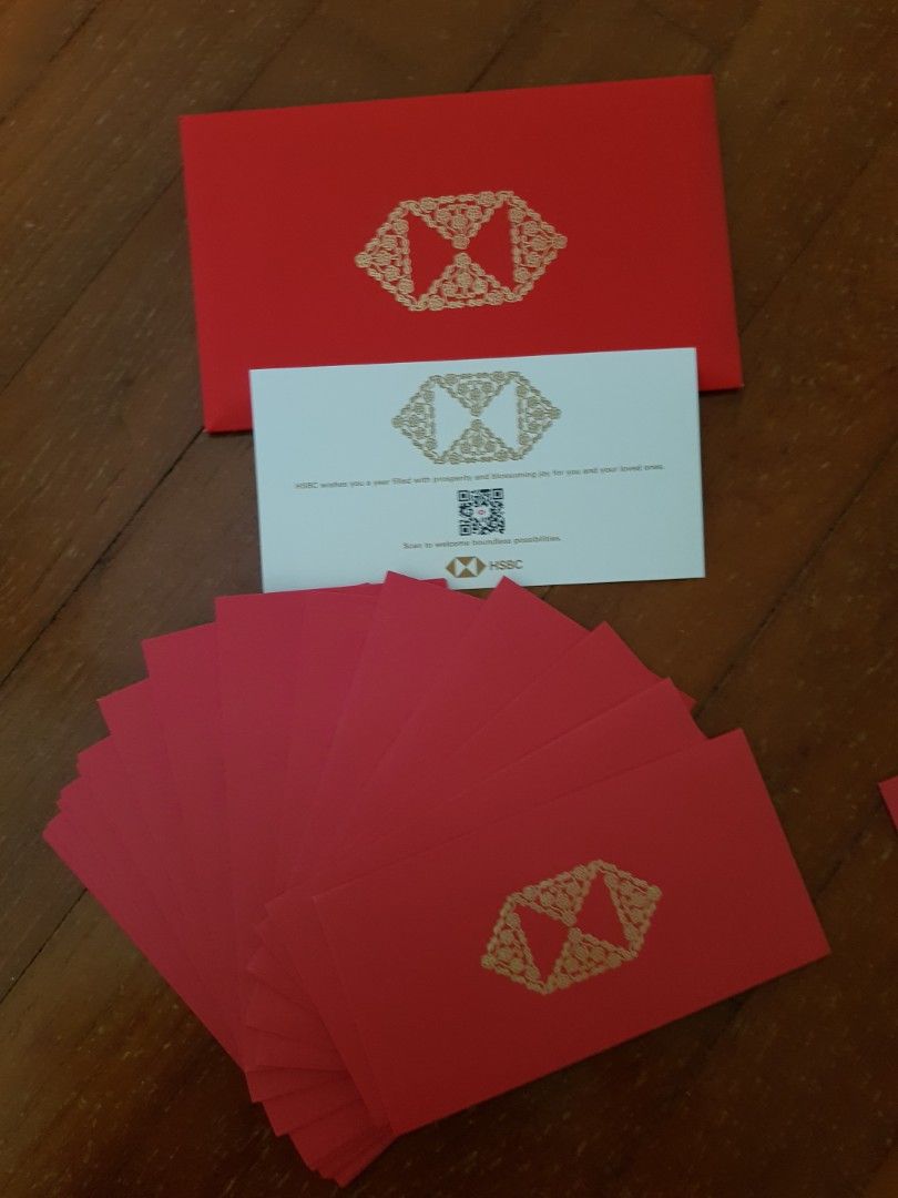Brand new 2023 hsbc premium banking ang pow /red packet, Hobbies & Toys ...