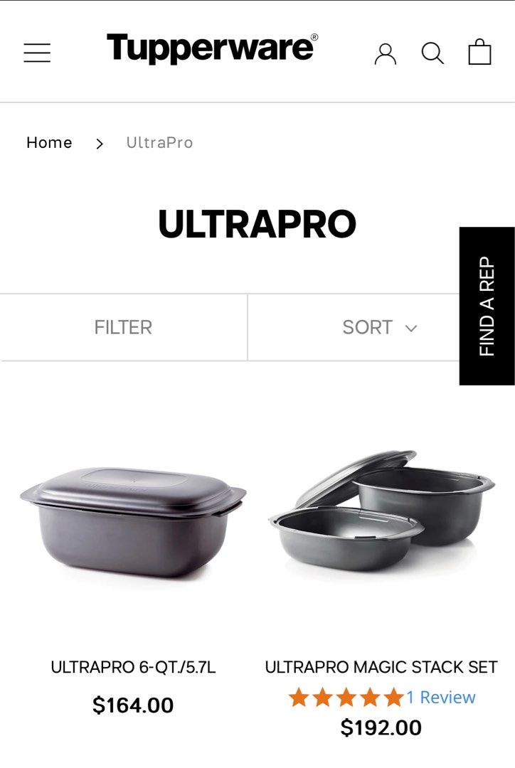 Brand New Ultra Pro Tupperware, Furniture & Home Living, Kitchenware ...