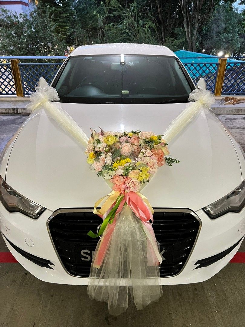 Bridal car decor service or rental services, Cars, Car Rental on Carousell