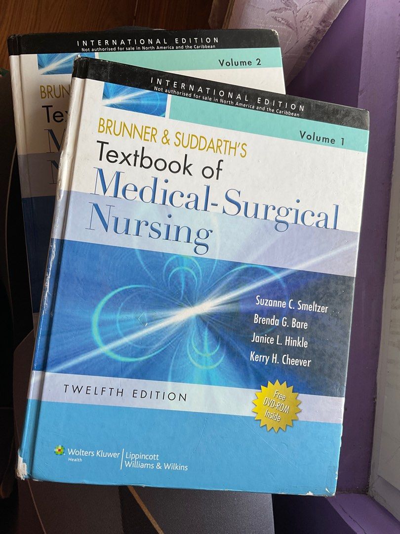 INTERNATIONAL EDITION Brunners And Suddarth Medical Surgical book 12th ...