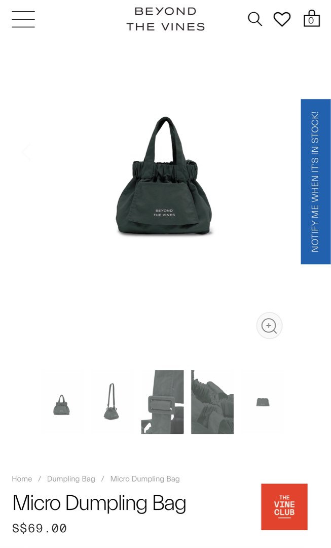 BTV MICRO DUMPLING OLIVE, Women's Fashion, Bags & Wallets, Cross-body ...