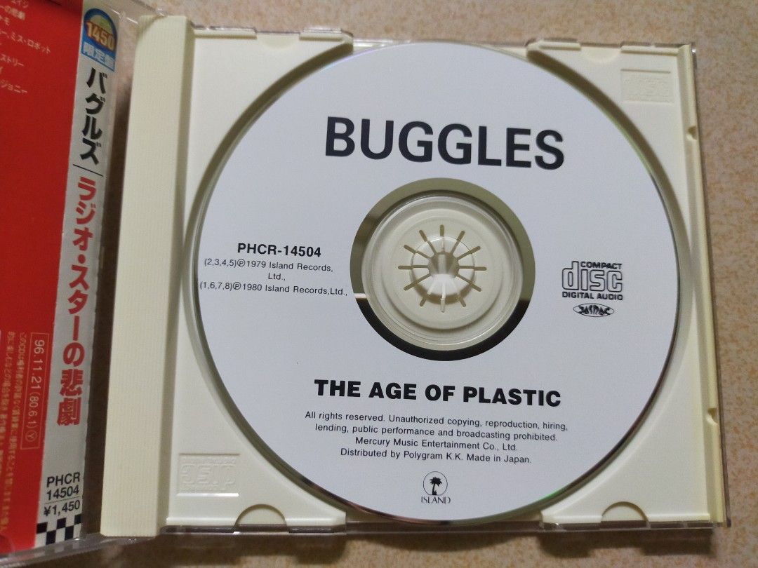 Buggles - The age of plastic, Hobbies & Toys, Music & Media, CDs & DVDs ...