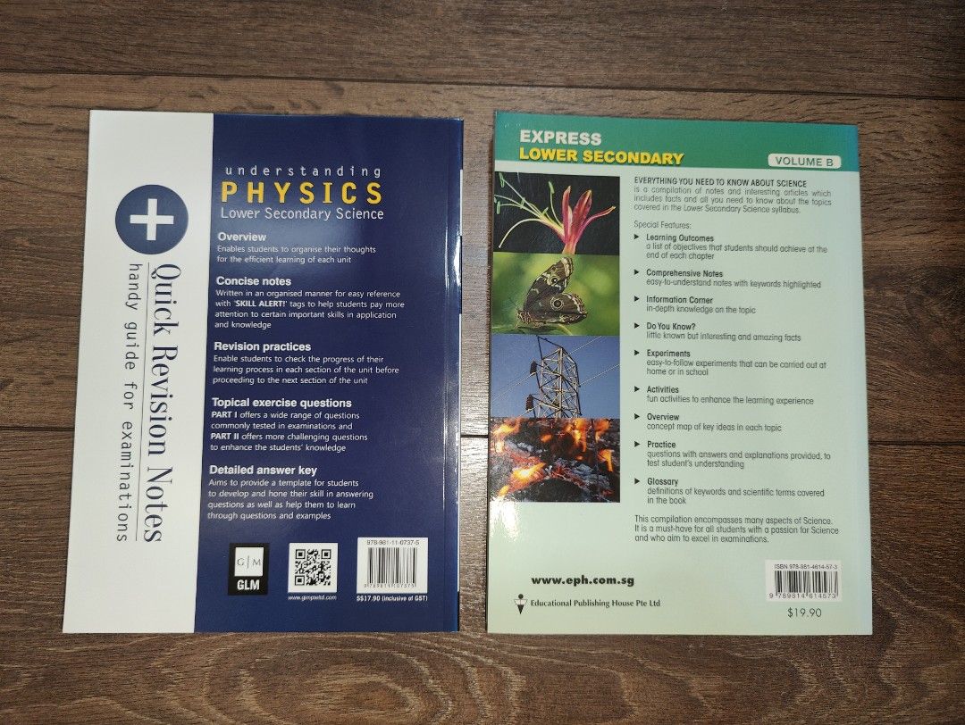 (Bundle) GLM understanding Physics Lower Secondary Science + EPH ...