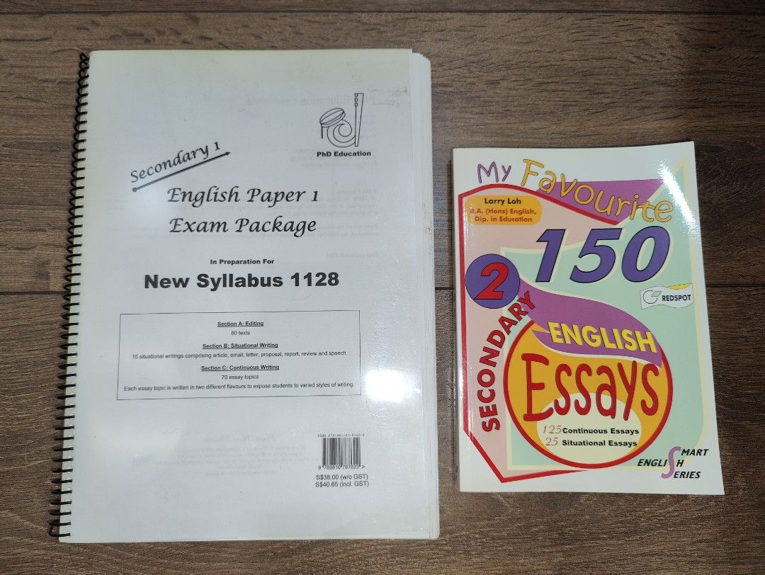 (Bundle) Sec 1 Comprehensive English Paper 1 Exam Package + Sec 2 ...