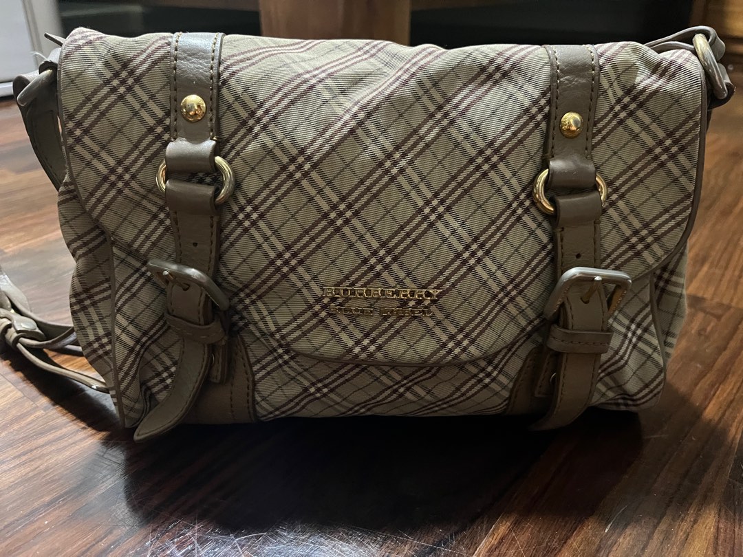 Burberry blue label bag, Luxury, Bags & Wallets on Carousell