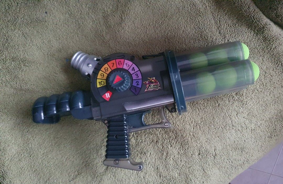Rare Buzz Lightyear Toy Story Disney Zurg Blaster Nerf Toy Gun Blaster Hobbies And Toys