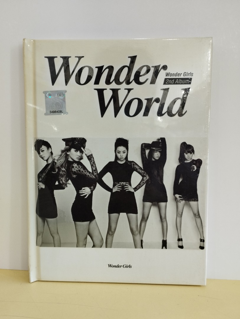(CD+DVD) Wonder Girls 2nd Album Wonder World, Hobbies & Toys, Music ...