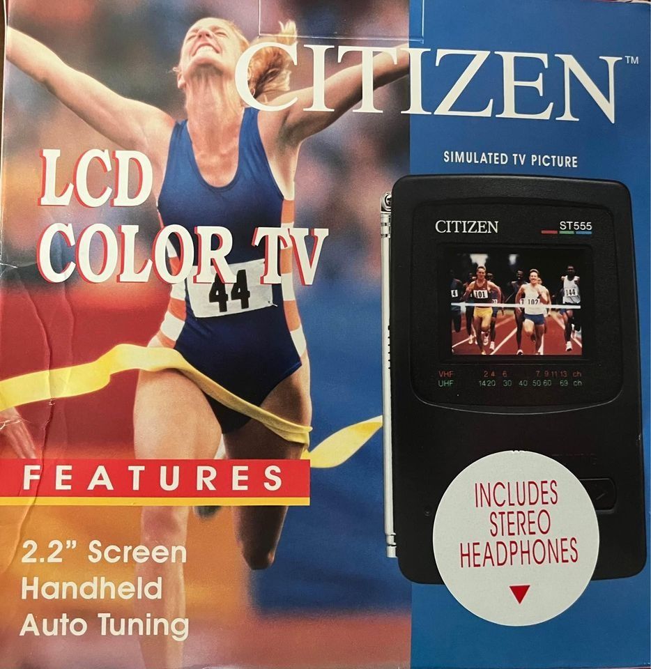 CITIZEN Pocket Color TV, TV & Home Appliances, TV & Entertainment, TV ...