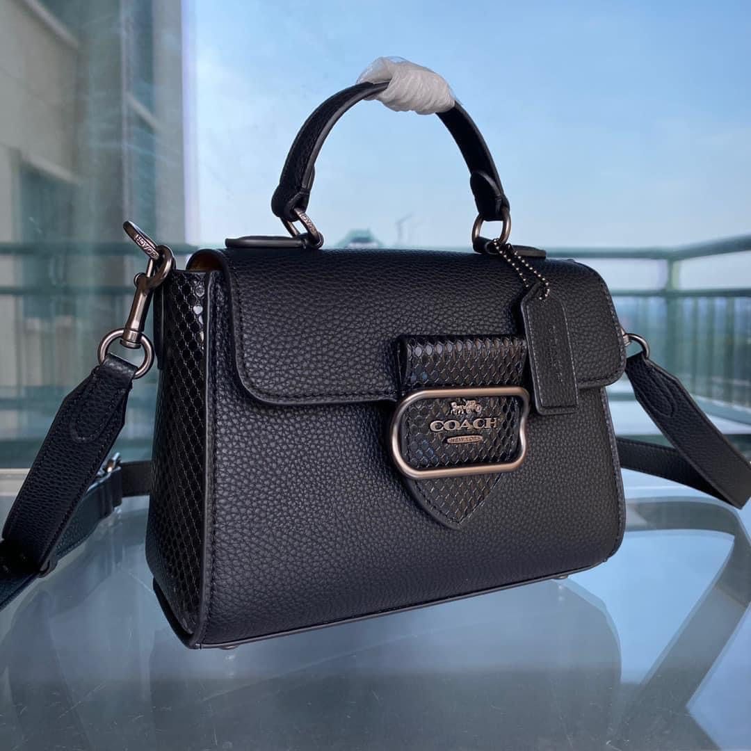 Coach Morgan in Black, Luxury, Bags & Wallets on Carousell
