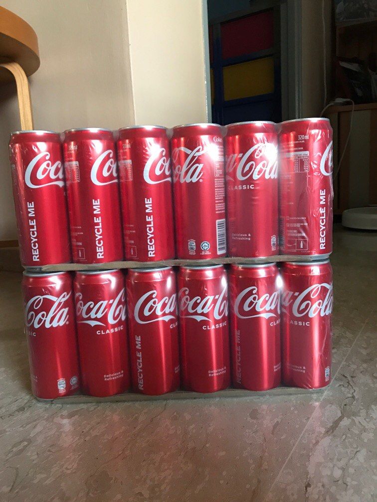 Coca Cola 24 Cans, Food & Drinks, Beverages on Carousell