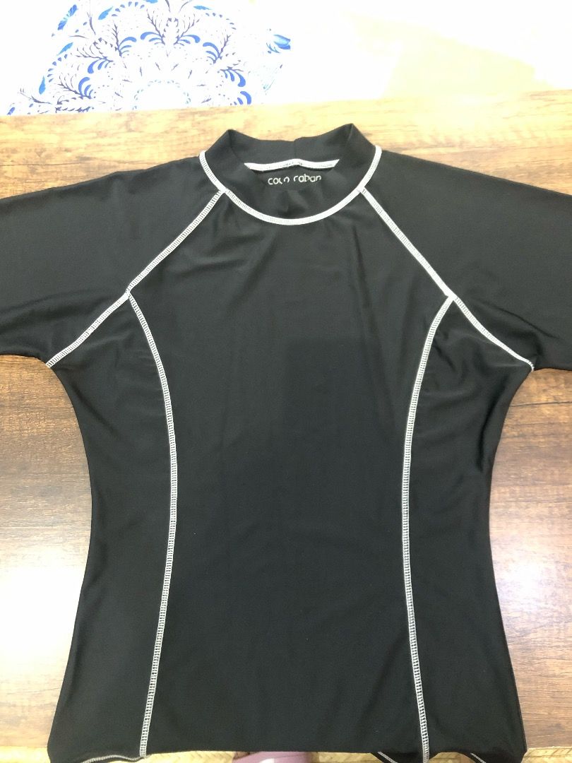 Coco Cabana Black Rash Guard, Women's Fashion, Swimwear, Rash guard on ...