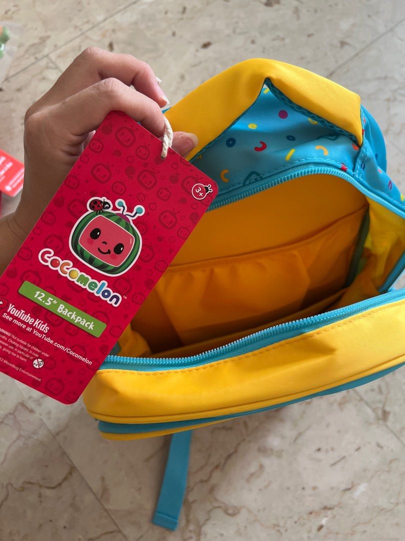 Cocomelon Back pack, Babies & Kids, Babies & Kids Fashion on Carousell