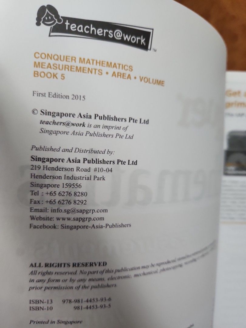 Conquer Mathematics Primary 5, Hobbies & Toys, Books & Magazines ...