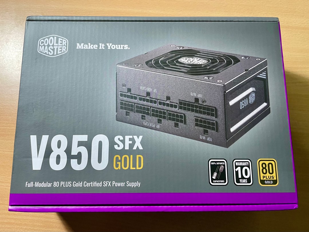 Cooler Master V850 SFX Gold Power Fully Modular Power Supply (PSU), Computers & Tech, Parts ...