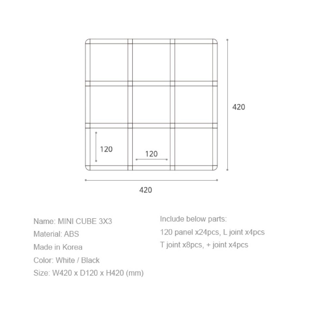 Cubics Mini Cube 3x3, Furniture & Home Living, Furniture, Shelves ...