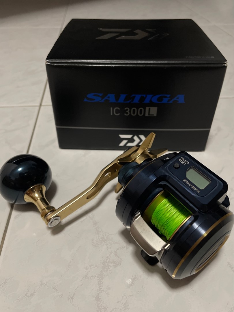 Daiwa Saltiga IC300 Fishing Reel (offshore Shimano bone rod lure tenya), Sports Equipment ...