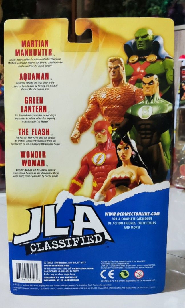 DC Direct - JLA Classified Series 1 - The Flash, Hobbies & Toys, Toys ...