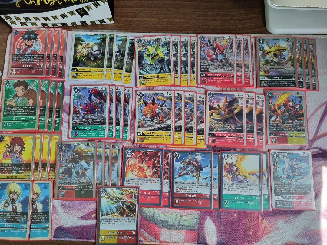Digimon Tcg Digixros Heart deck, Hobbies & Toys, Toys & Games on Carousell