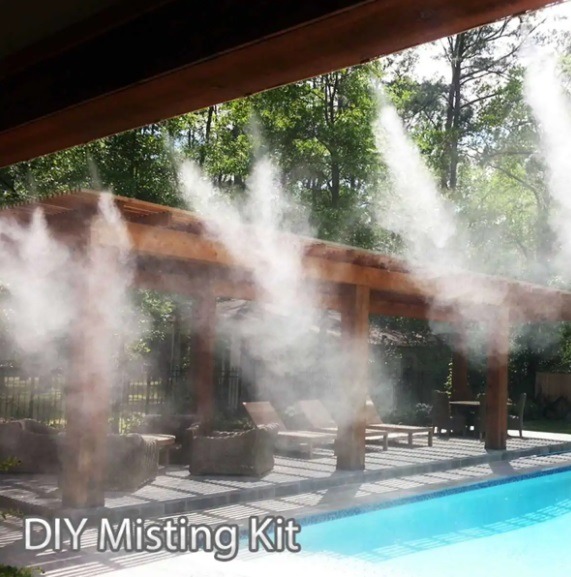 DIY Patio Misting Kit, Furniture & Home Living, Gardening, Hose and ...