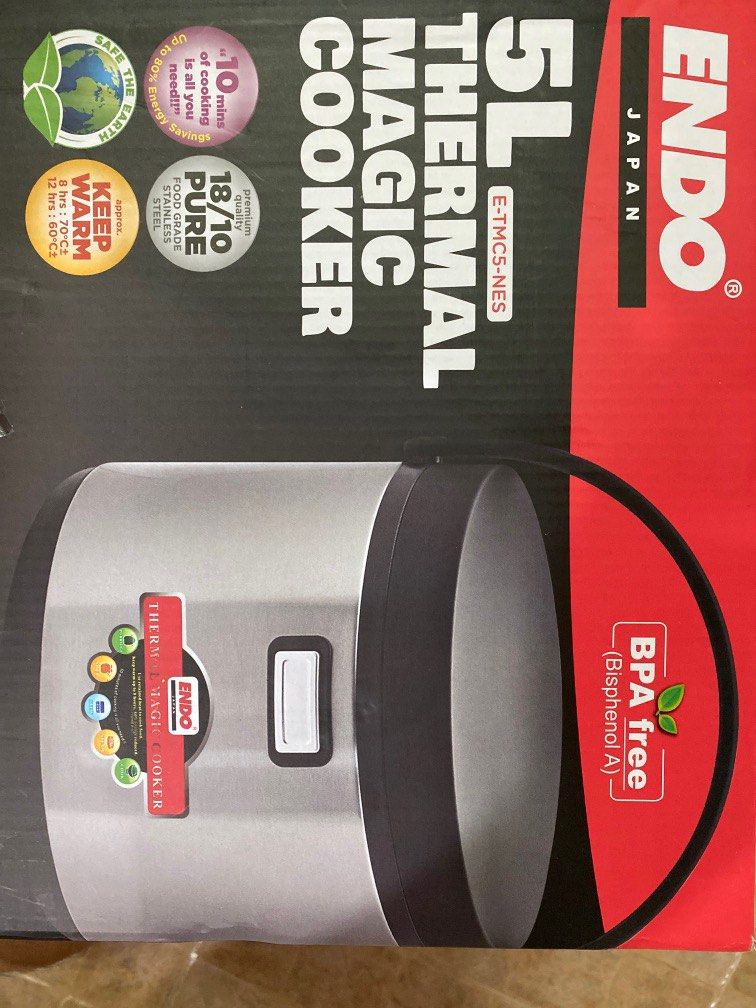 ENDO 5L Thermal Magic Cooker, TV & Home Appliances, Kitchen Appliances ...