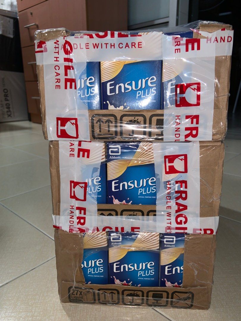 Ensure Plus Packet Milk (Strawberry), Health & Nutrition, Health ...