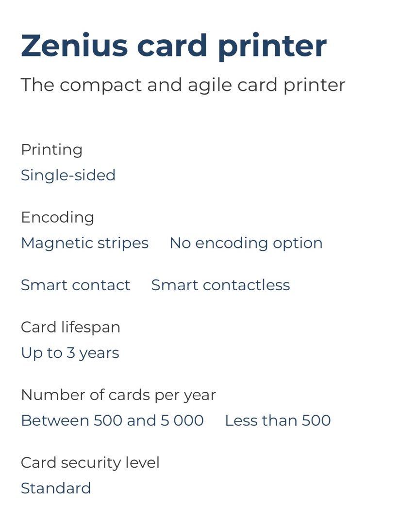 Evolis Zenius Card printer, Computers & Tech, Printers, Scanners & Copiers on Carousell