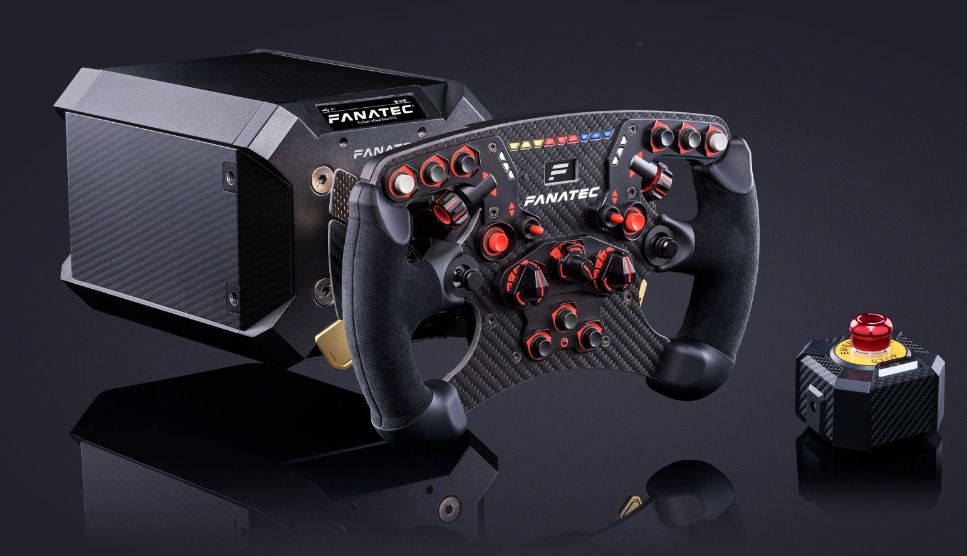 Fanatec Podium Wheel Base DD2 w/ Advanced Paddle Module, Video Gaming ...