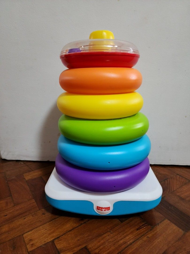 Fisher Price Giant Rock-A-Stack Toy, Hobbies & Toys, Toys & Games on ...