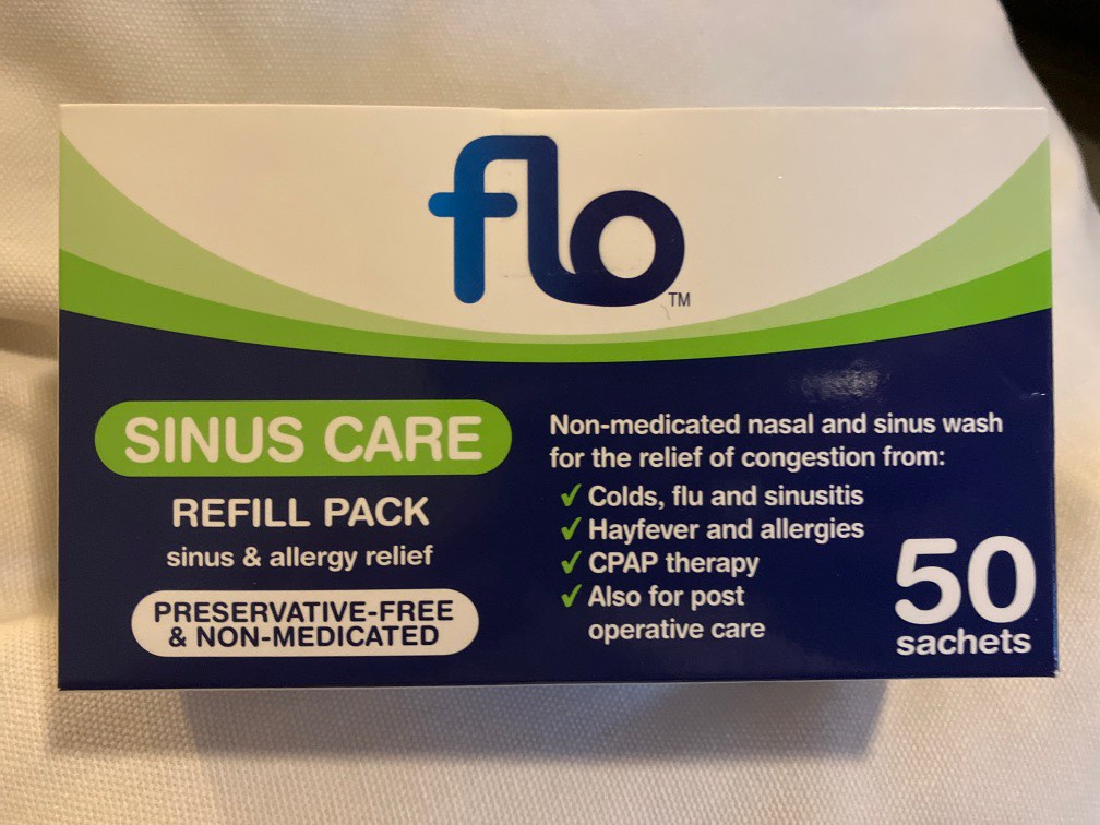 Flo sinus care refill pack 126 sachets, Health & Nutrition, Medical ...