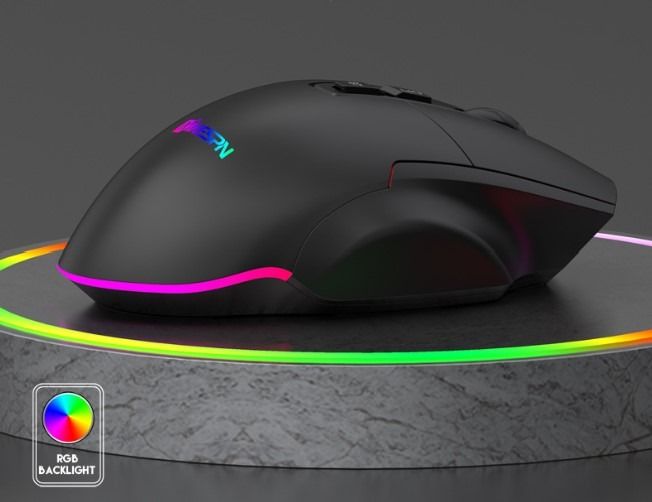 Gaming Bluetooth Mouse Three Mode Typec Rechargeable Wireless Rgb
