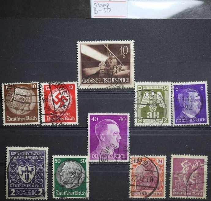 German Stamps (Nazi Time) from 1910-1945, Hobbies & Toys, Memorabilia ...