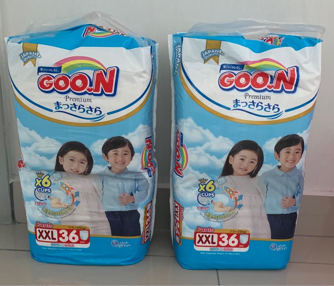 Goon Premium Pants Girls XXL + Mamypoko Airfit girls XXL, Babies & Kids ...